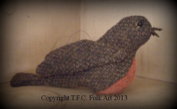 Robin Red Breast E-pattern - Etsy