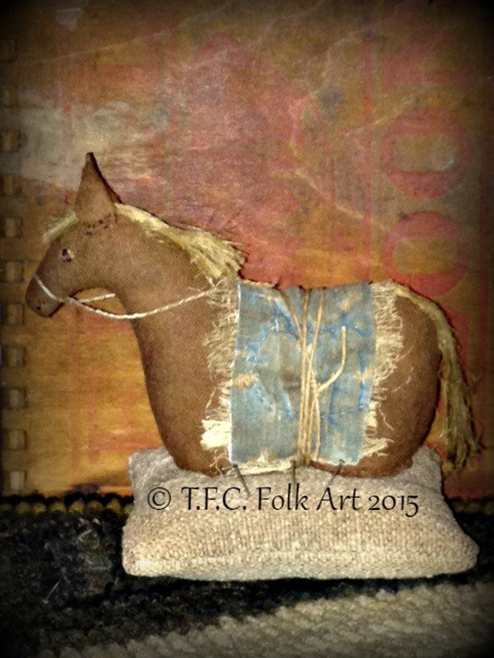 Primitive Horse Pin Keep - Etsy