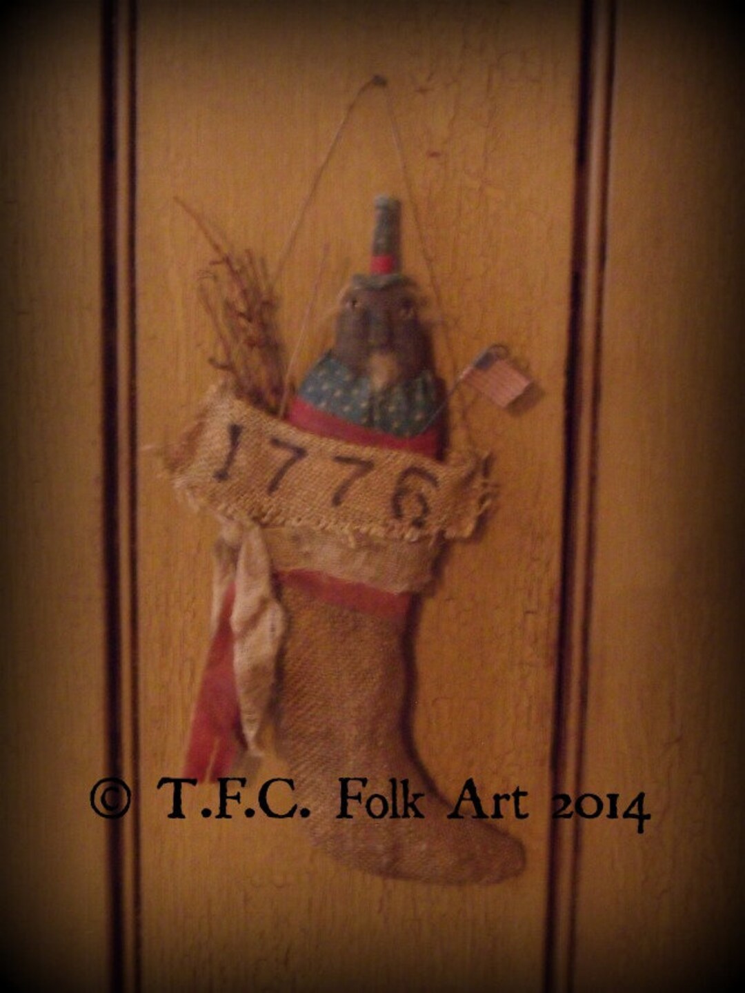 Uncle Sam Stocking E-pattern - Etsy