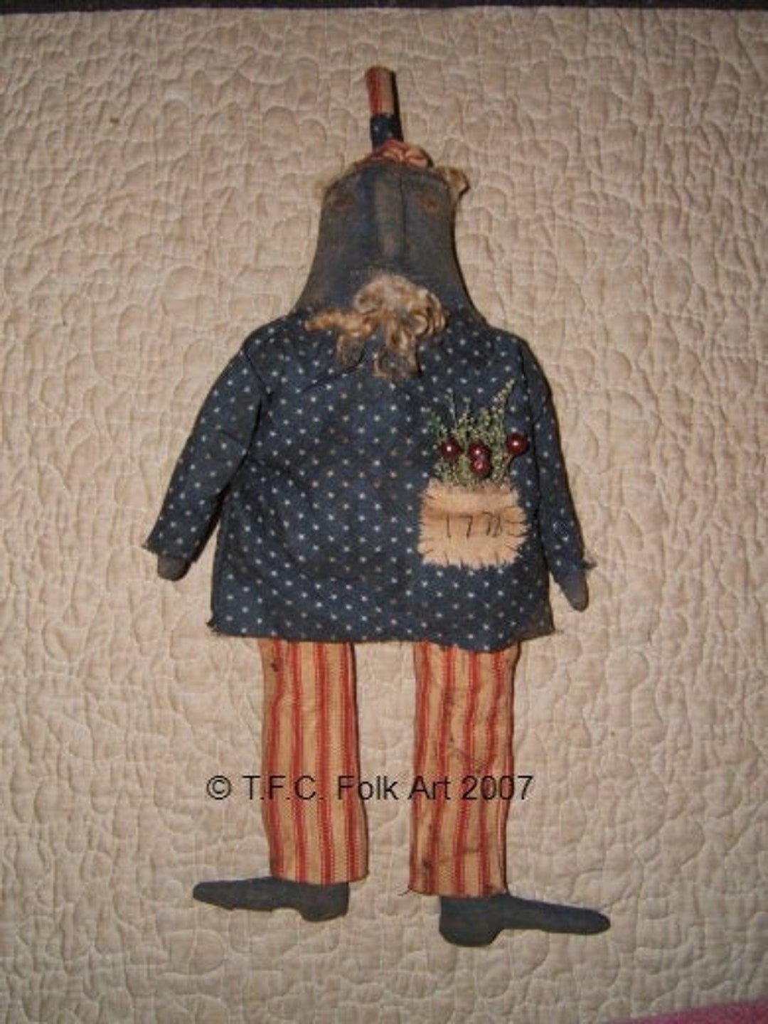 Primitive E-pattern 1776 Sam - Etsy