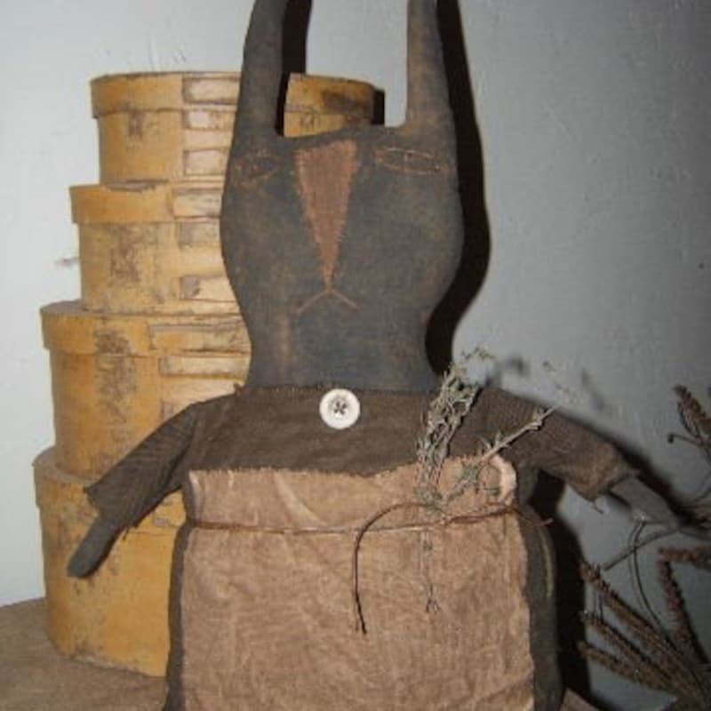 Primitive Rabbit Pattern - Etsy