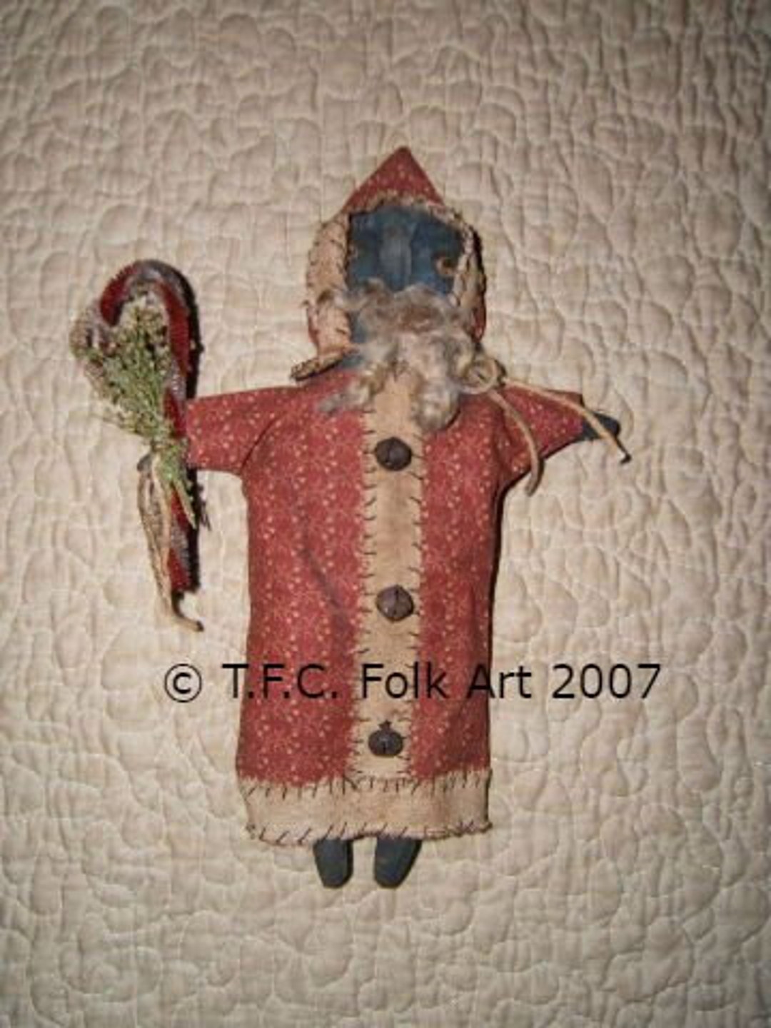 Primitive Santa E-pattern - Etsy