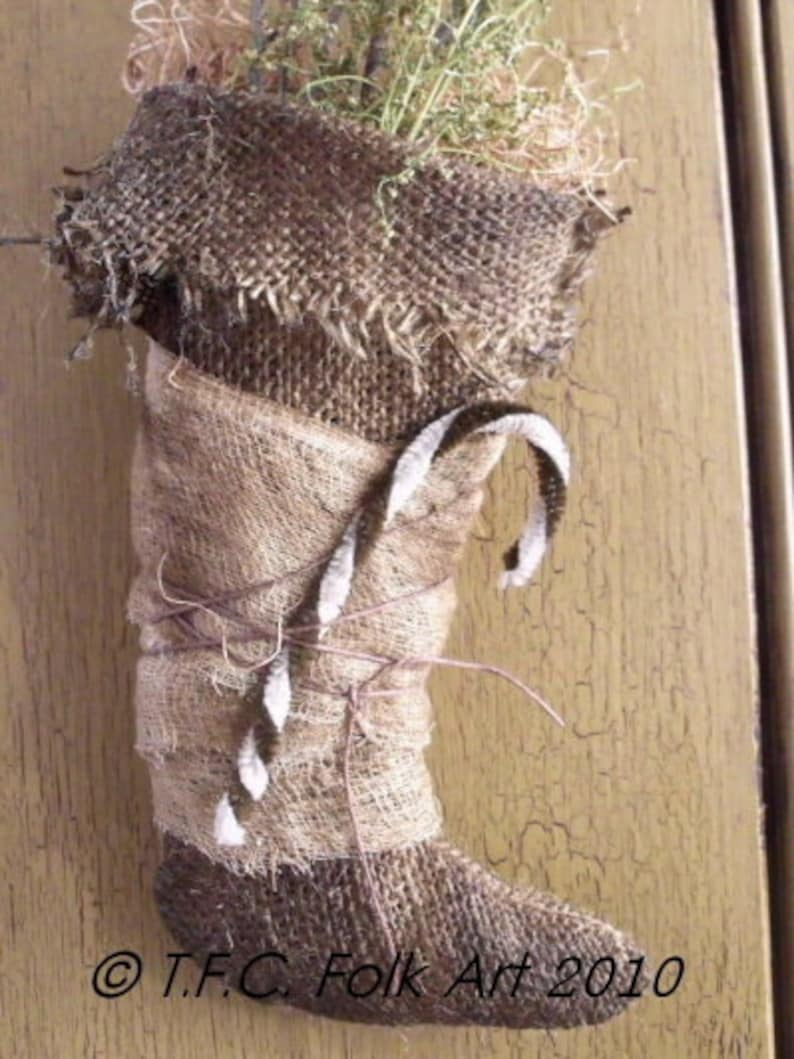 Primitive Stockings E-pattern - Etsy
