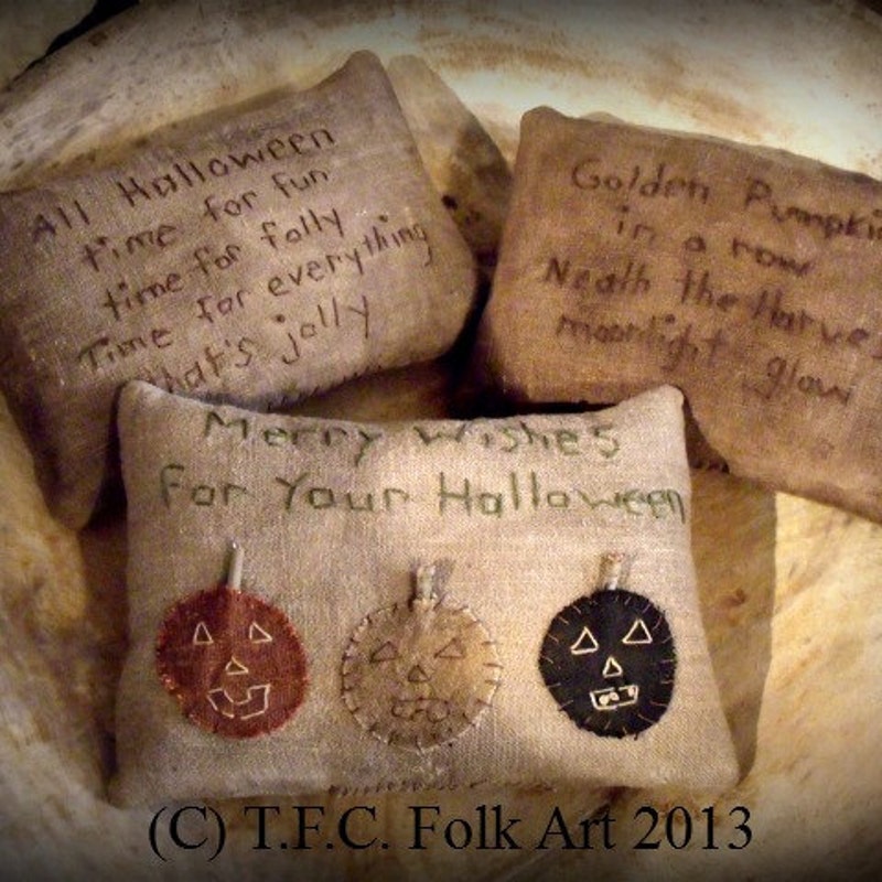 Primitive Pillow - Etsy