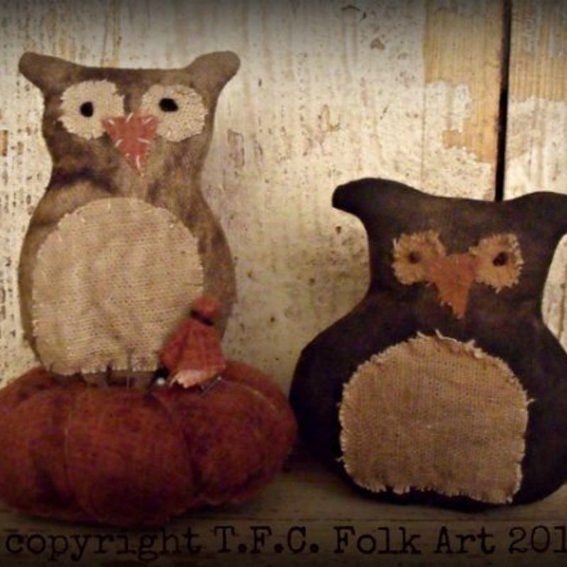 Primitive Owl Pattern - Etsy
