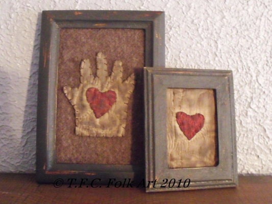 Heart and Hand E Pattern - Etsy