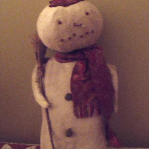 Primitive Snowman E-pattern Instant Download Sewing Pattern by - Etsy