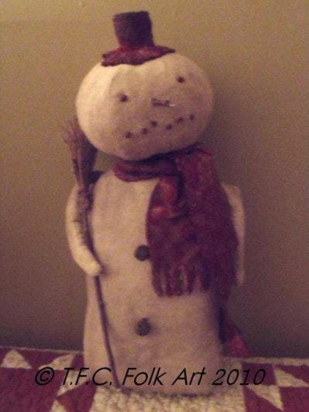 Primitive Snowman E-pattern - Etsy