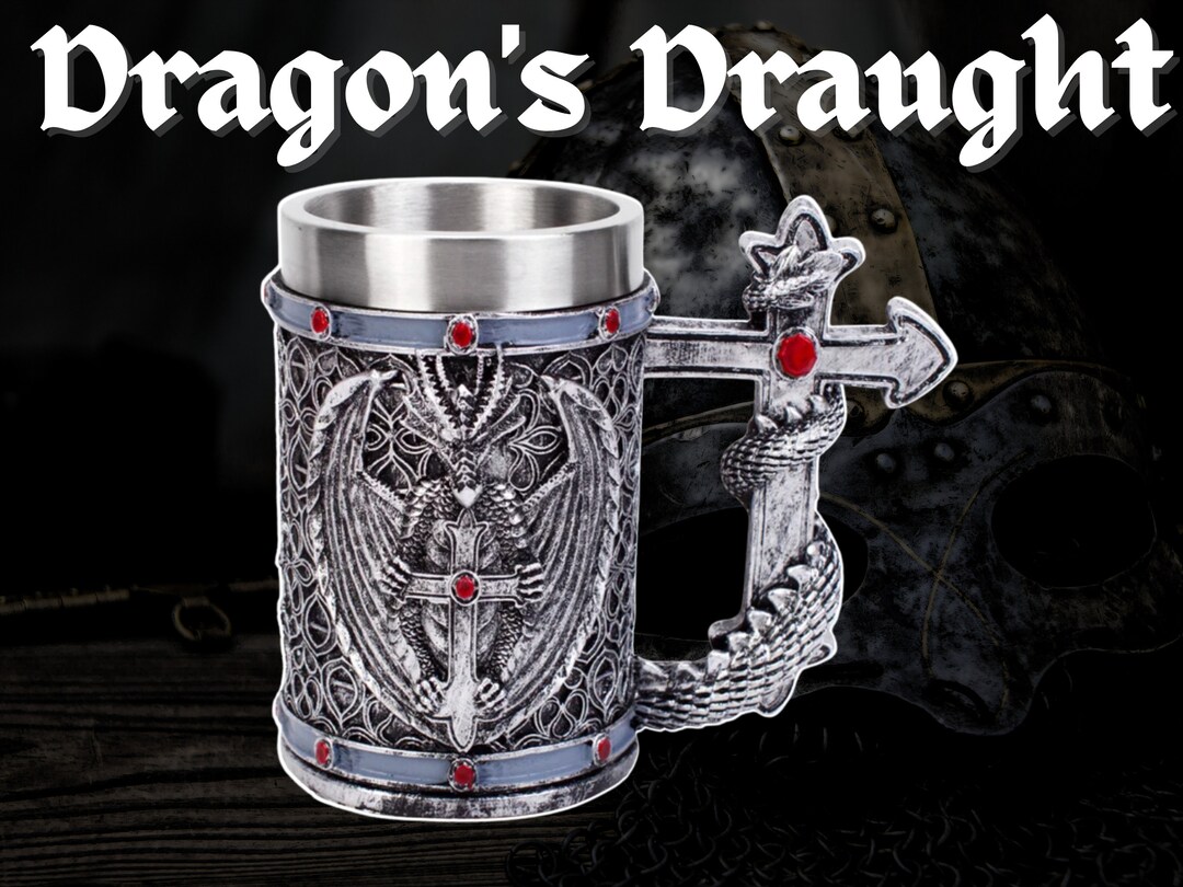 Legendary Draconic Crafts: Hand-forged Medieval Viking-inspired Mugs ...