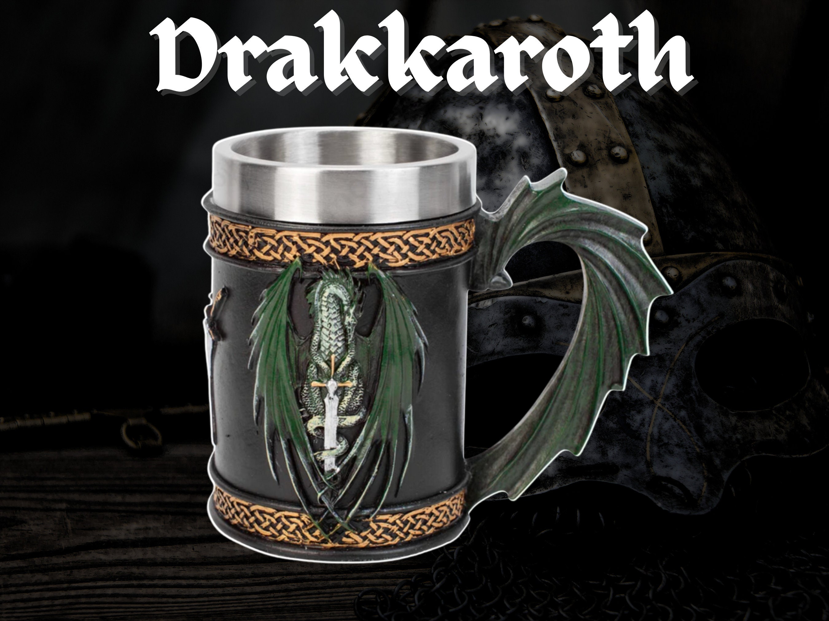 Legendary Draconic Crafts: Hand-forged Medieval Viking-inspired Mugs ...