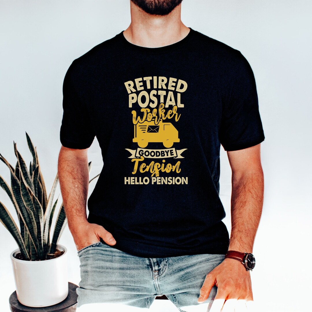 Postal Worker Retirement Shirt, Shirt for Postal Office Worker, Retired ...