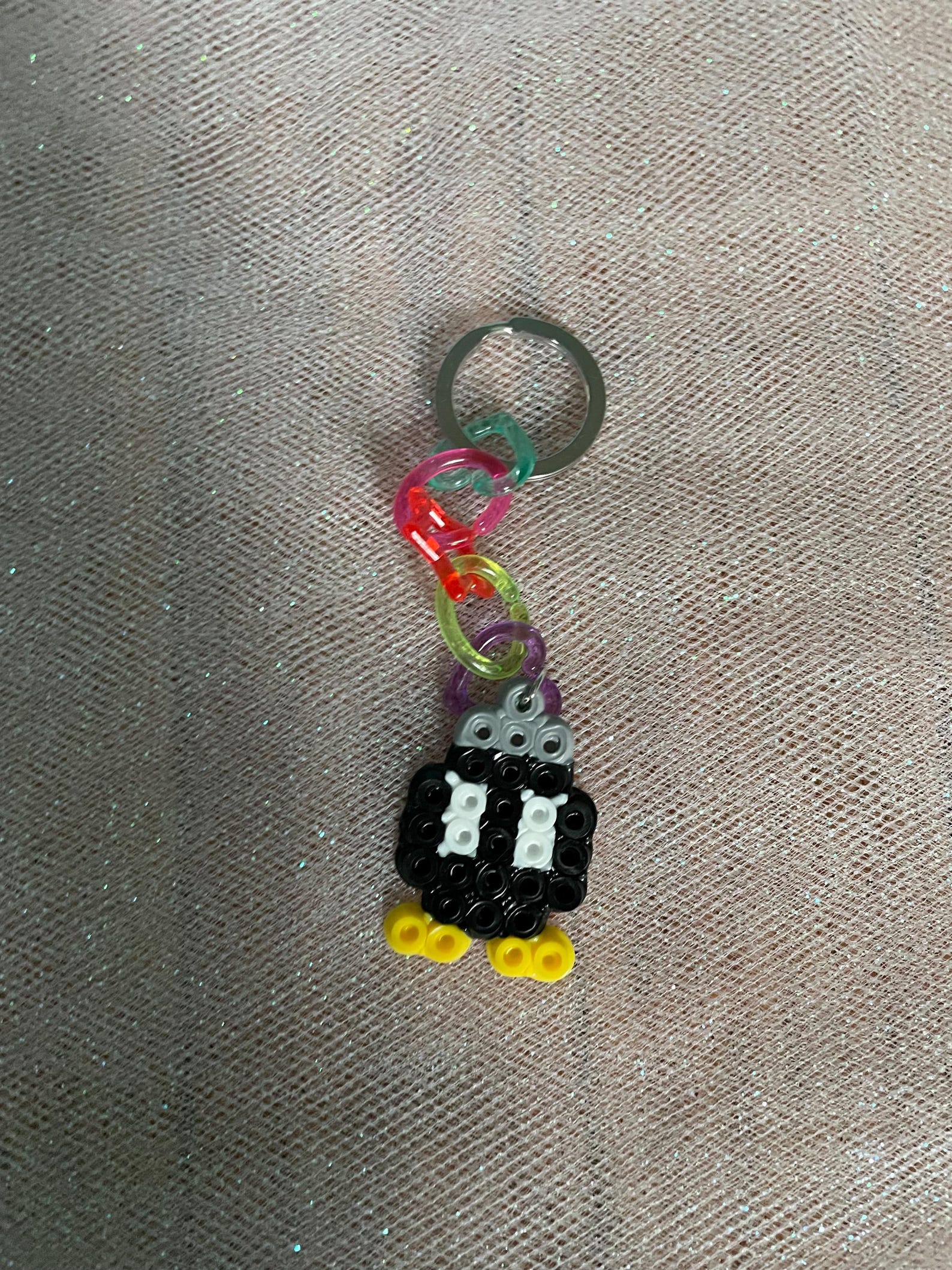 Bob-omb Keychains Made From Perler Beads. - Etsy