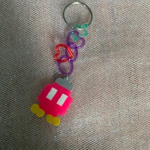 Bob-omb Keychains Made From Perler Beads. - Etsy