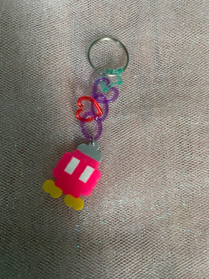 Bob-omb Keychains Made From Perler Beads. - Etsy