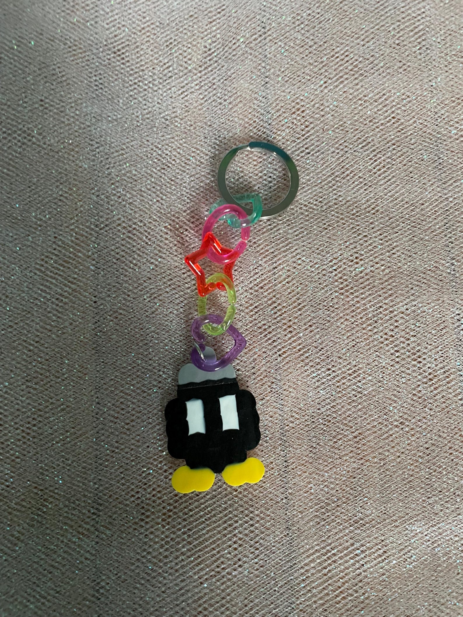 Bob-omb Keychains Made From Perler Beads. - Etsy
