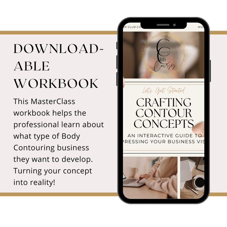 Turn Your Concept Into Reality!- Body Contouring Business Workbook - Etsy