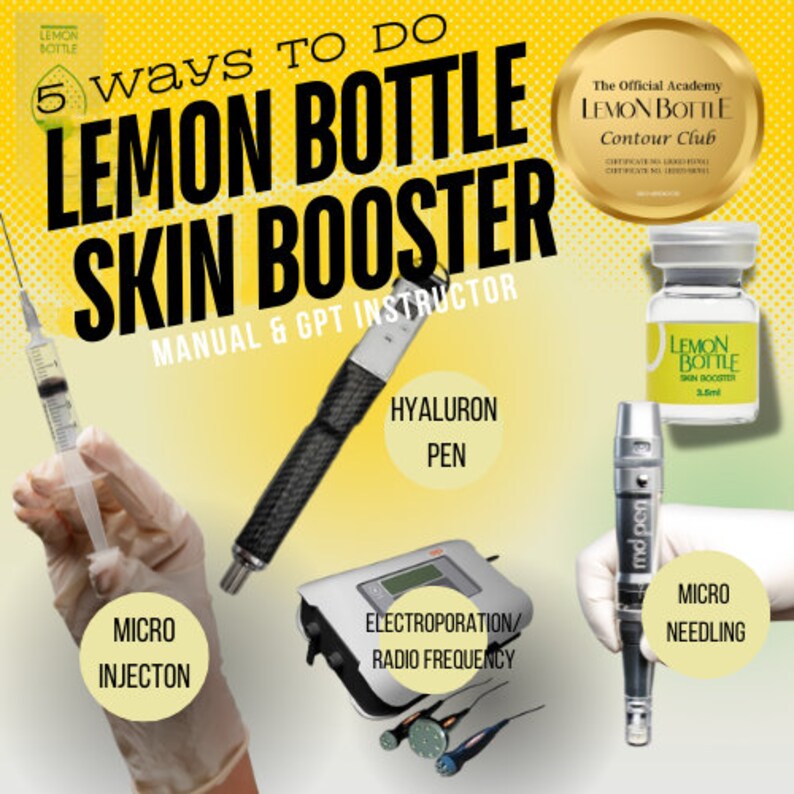 Lemon Bottle Skin Booster: 5 Ways to Treat - Etsy UK