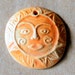 1 Handmade Ceramic Bead - Light and Bright Sun Bead - Available in ...