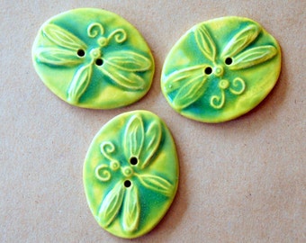 Dragonfly buttons | Etsy