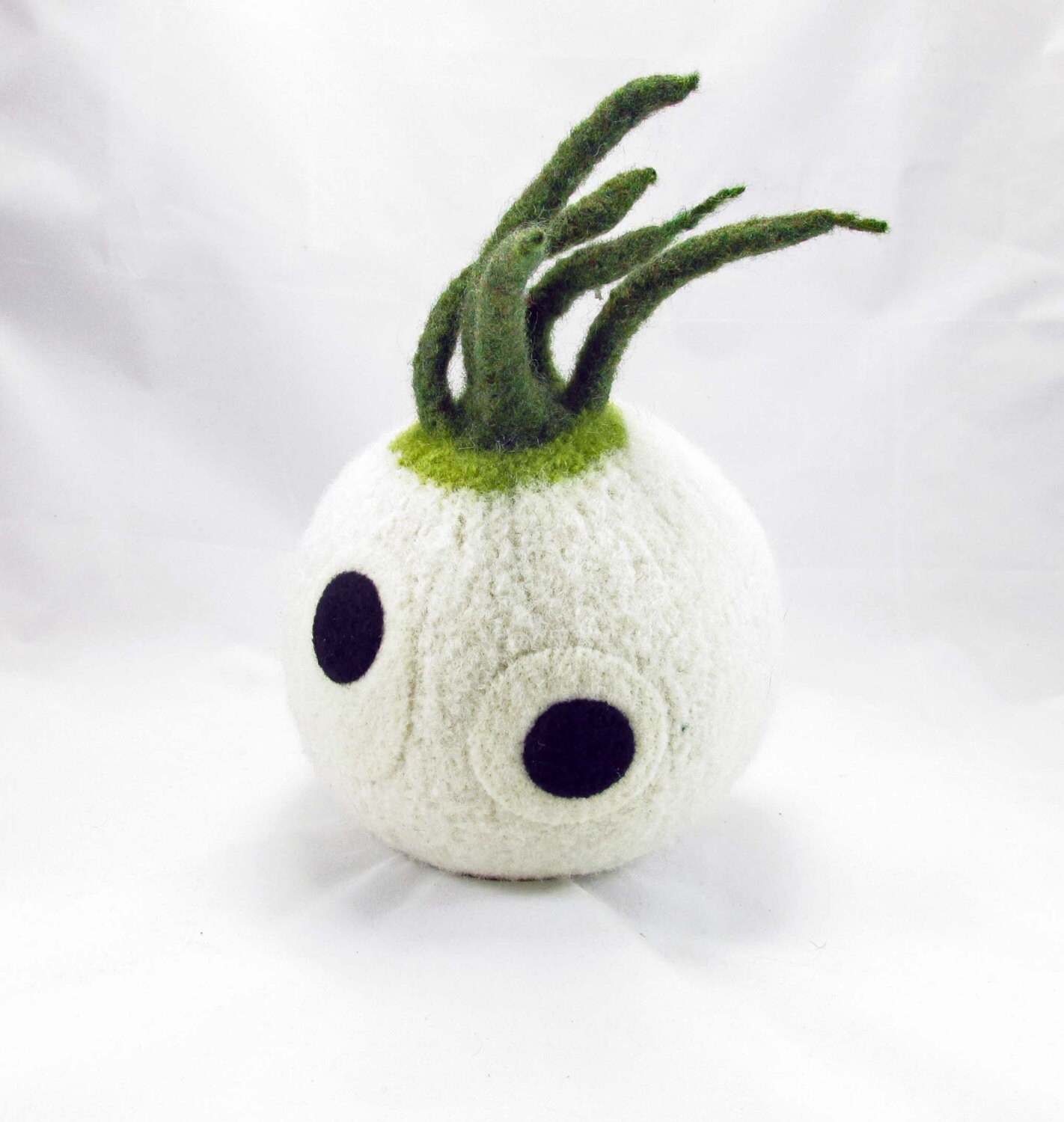 Onion Snooter-doot – Felted Wool Toy, Whimsical Soft-sculptured Doll ...