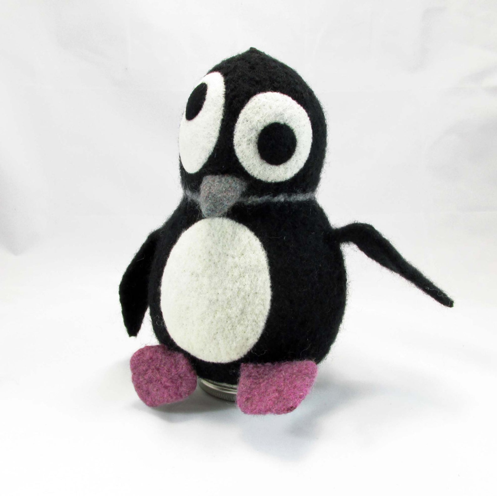 Penguin Snooter-doot – LIMITED EDITION - Felted Wool Toy, Whimsical ...