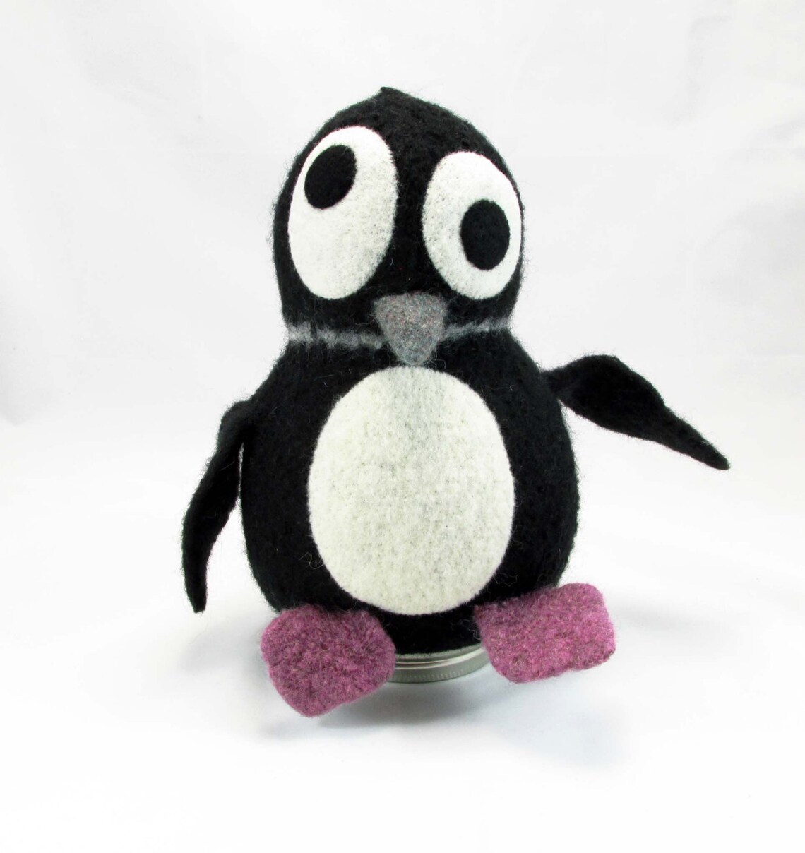 Penguin Snooter-doot LIMITED EDITION Felted Wool Toy, Whimsical Soft ...