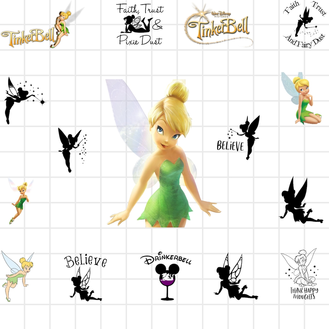 19+ Tinkerbell, Tinkerbell SVG Bundle, Tinkerbell Silhouette ...