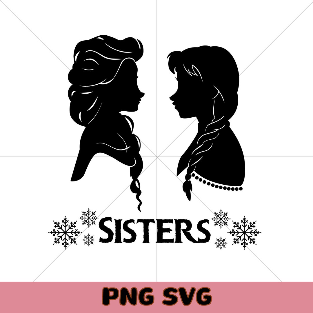 Hermanas congeladas svg, Elsa y Anna svg, Elsa svg Anna avg, Frozen svg ...