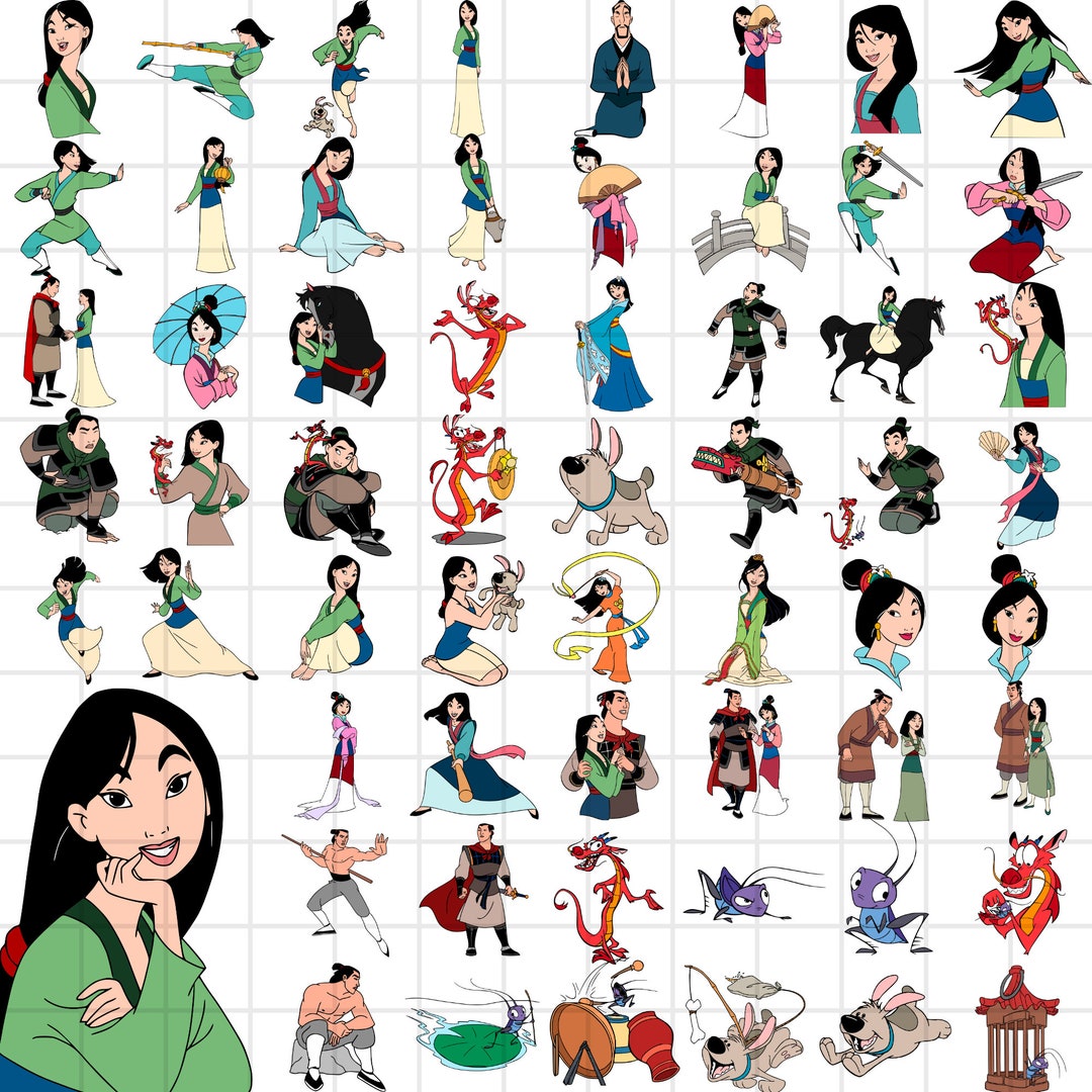272+ Mulan Svg, Princess Svg, Mulan for Girls Svg, Princess Svg ...