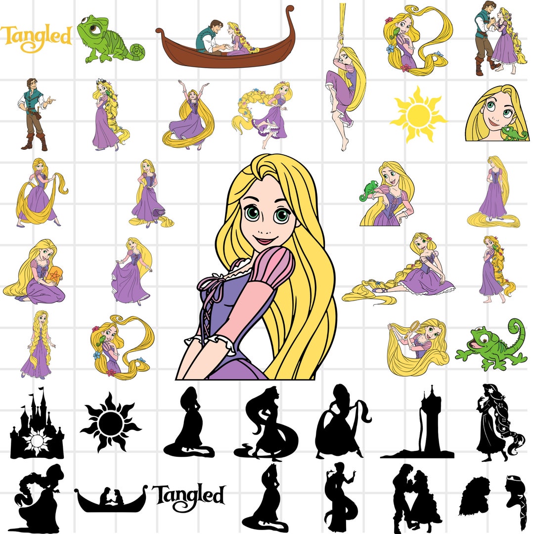 Rapunzel SVG Bundle, Tangled Svg, Rapunzel Svg Files for Cricut and ...