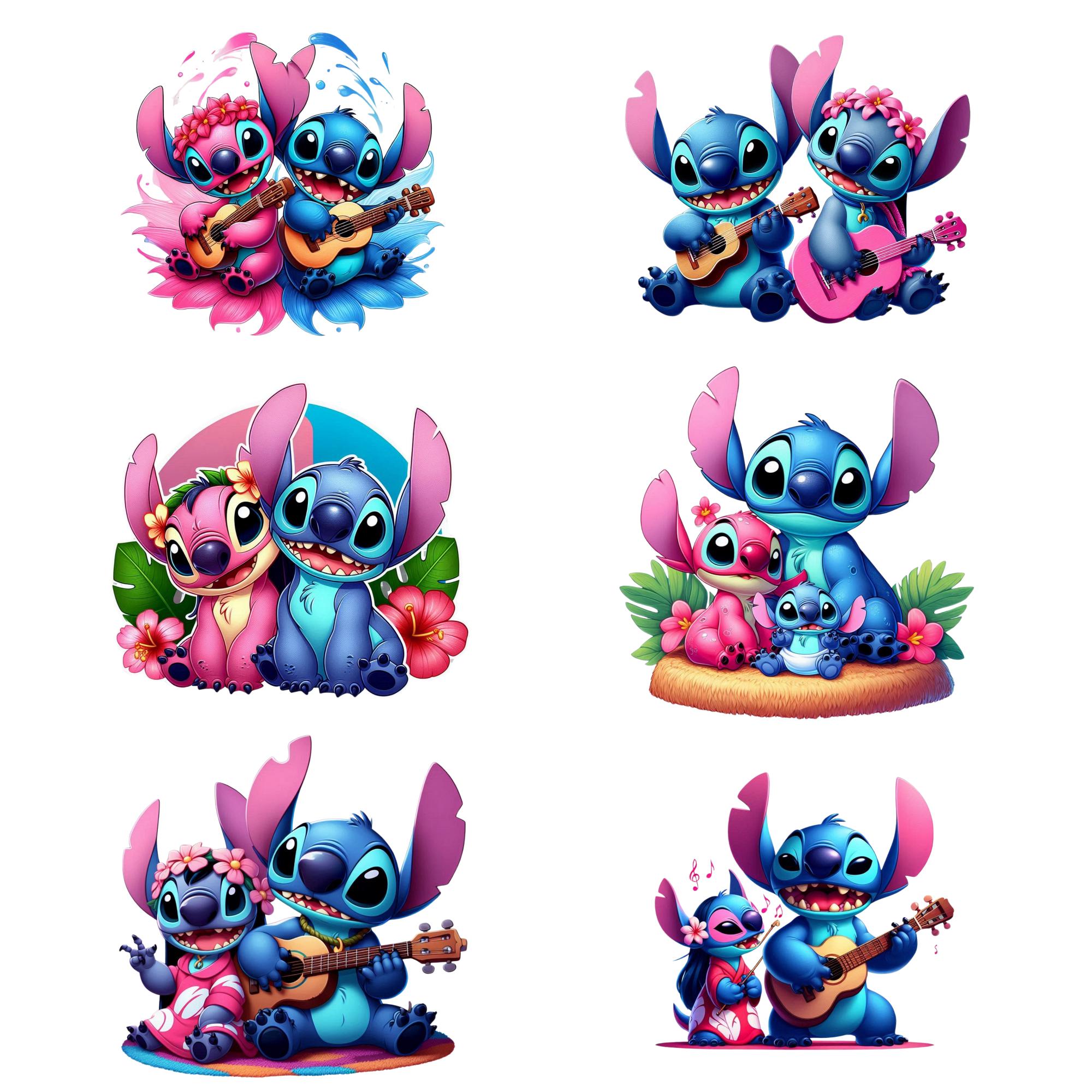 Lot de 6 points png, point et ange png, Lilo Stitch png, couple de ...