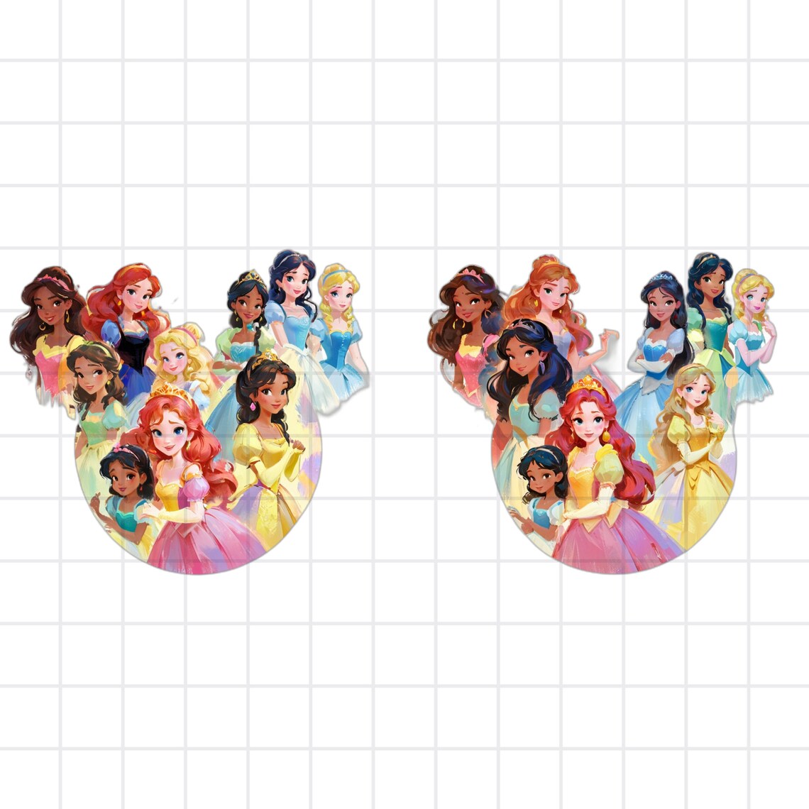 All Princess PNG, Mouse Head PNG, Princess PNG, Vinyl Cut File ...