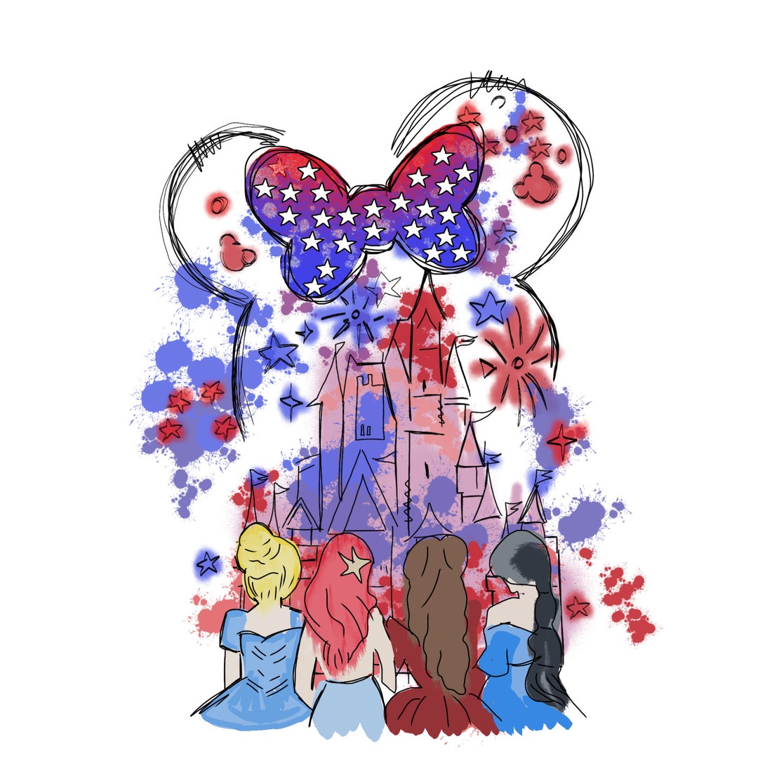 Watercolor Mouse Castle Png Bundle, Mouse Ear Castle Png, Retro ...