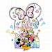 Watercolor Mouse Castle Png Bundle, Mouse Ear Castle Png, Retro ...