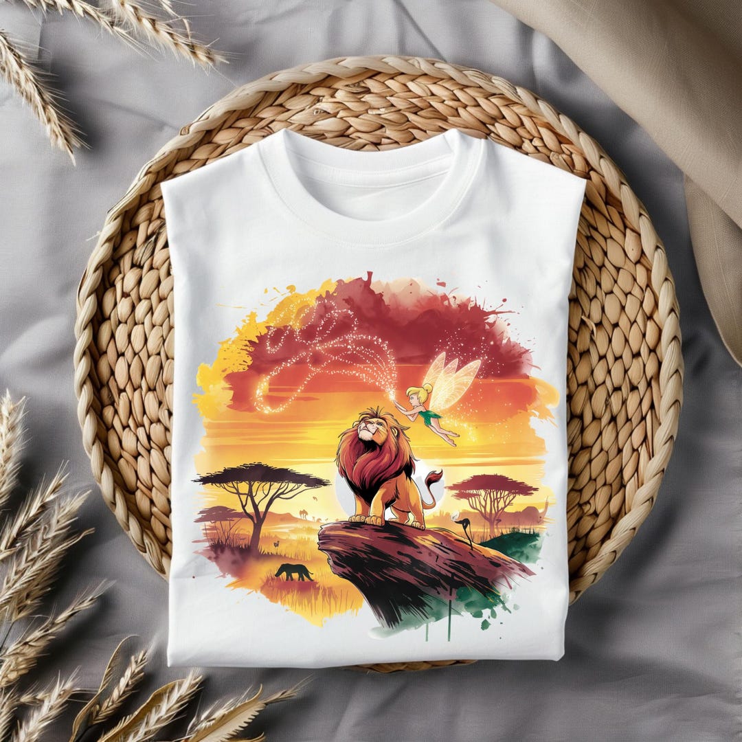 Simba and Tinkerbell PNG, Enchanted Savannah Clipart, Lion King Fantasy ...