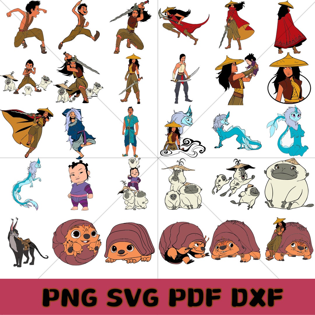 Raya Svg, Raya and the Last Dragon Svg, Sisu Svg, Raya Cricut, Raya ...