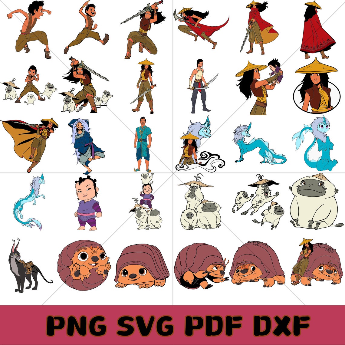 Raya Svg, Raya and the Last Dragon Svg, Sisu Svg, Raya Cricut, Raya ...