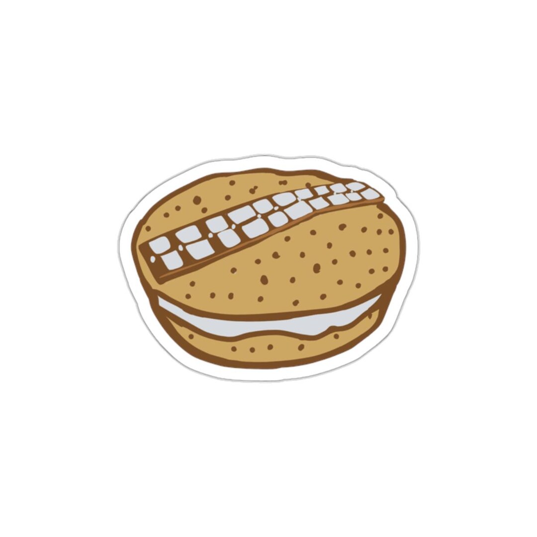 Disney Snacks Kiss-cut Sticker Iconic Wookie Cookie Design - Etsy