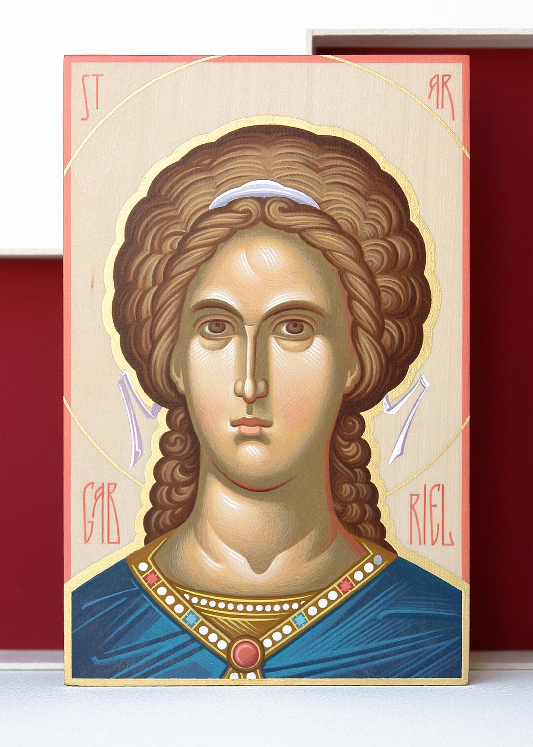 St. Gabriel the Archangel, Archangel Gabriel Icon, Orthodox Byzantine ...