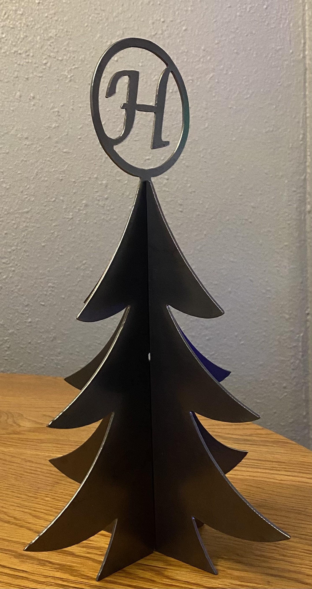 Custom Monogram Christmas Tree - Etsy