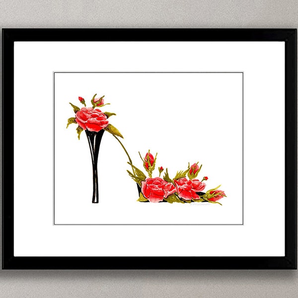 Red Stiletto Shoe - Etsy