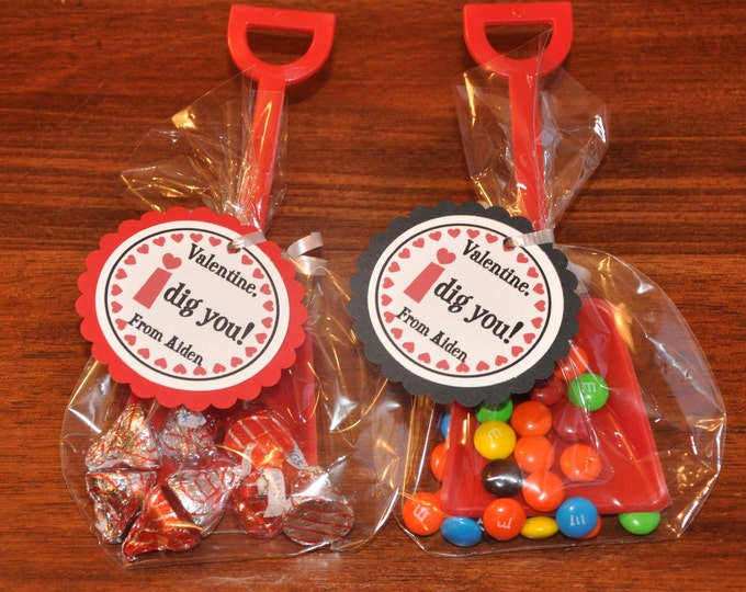 I Dig You. Shovel Kits. Valentines Day Favors: Red Shovels. Favor Tags ...