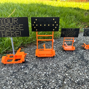 5" or 6" Mini Personalized Construction Message Board - Etsy