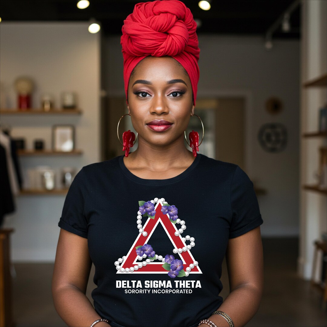 Delta Sigma Theta Violets Pearls Tee and Crewneck | 22 Pearls | DST ...