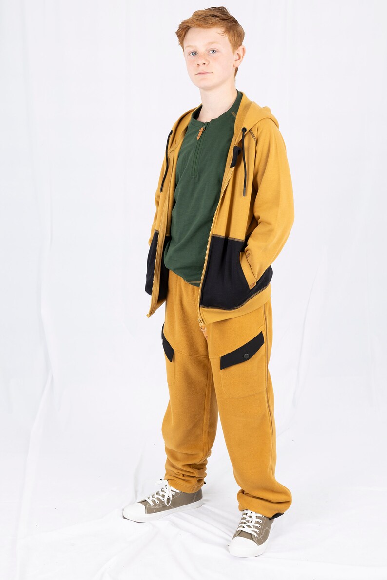 Adaptive Clothing Polar Straight Leg Pants, Fashion Flap Patch Pocket ...