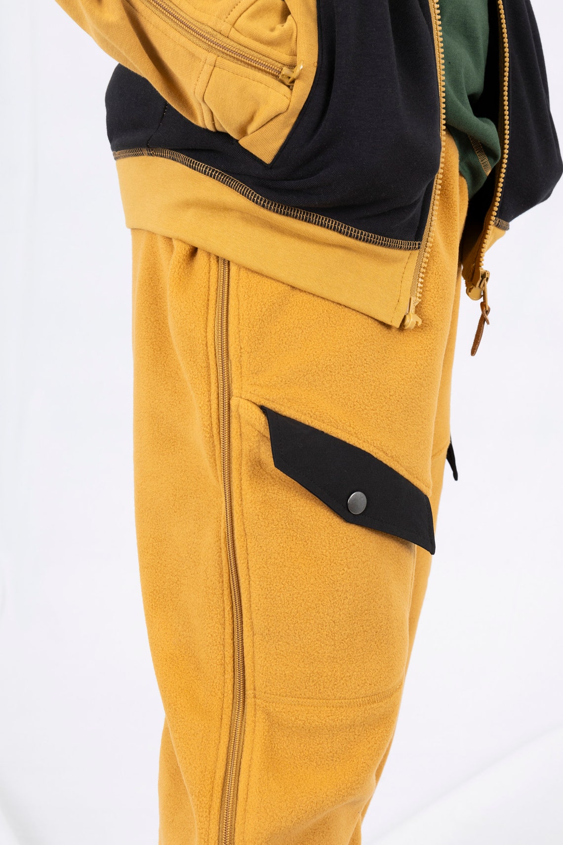 Adaptive Clothing Polar Straight Leg Pants, Fashion Flap Patch Pocket ...