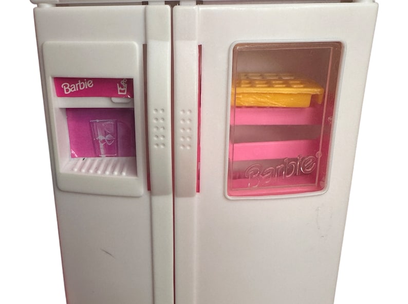 Vintage 90s Barbie Dreamhouse Furniture/refrigerator/sink and ...