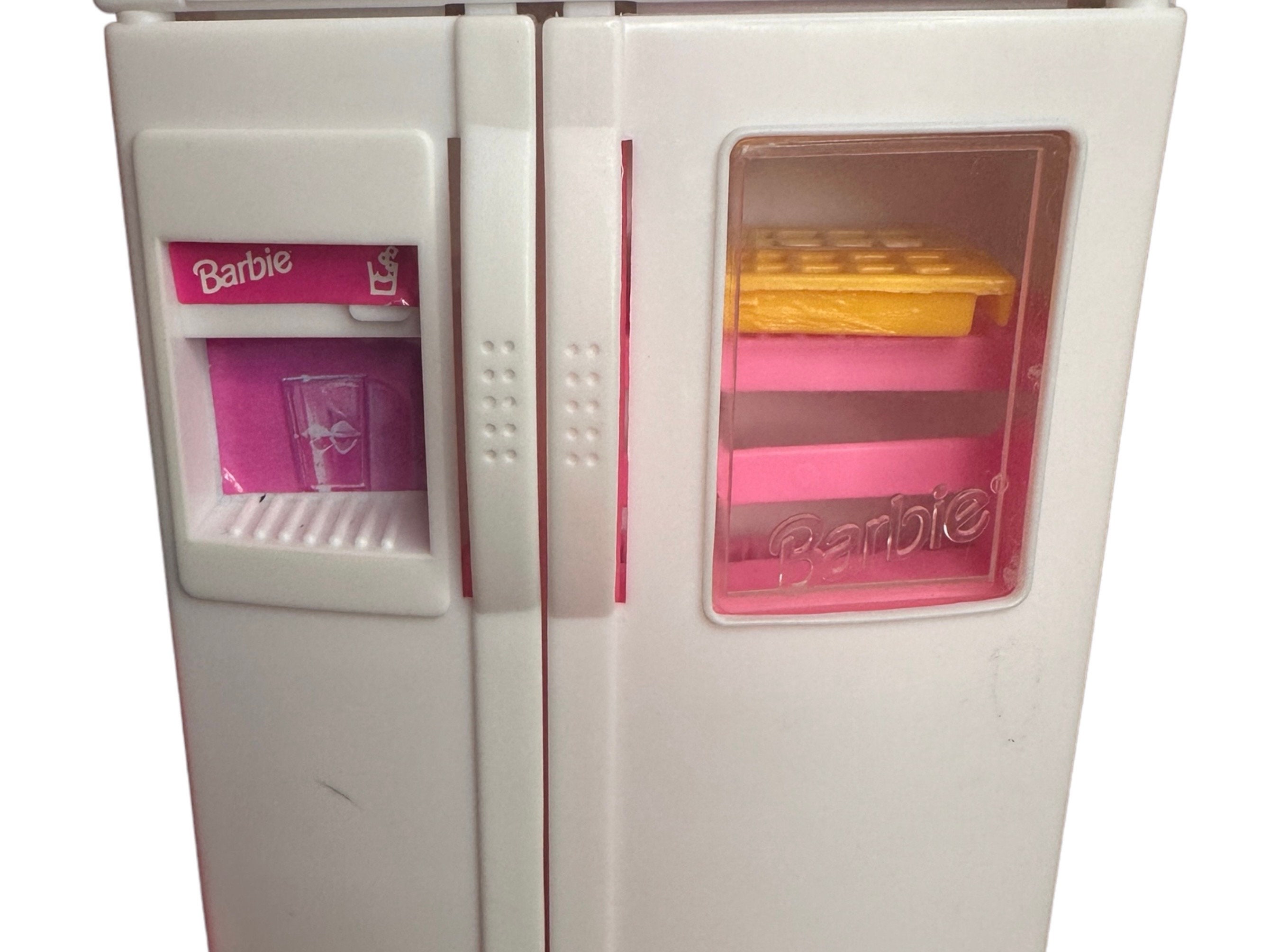 Vintage 90s Barbie Dreamhouse Furniture/refrigerator/sink and ...