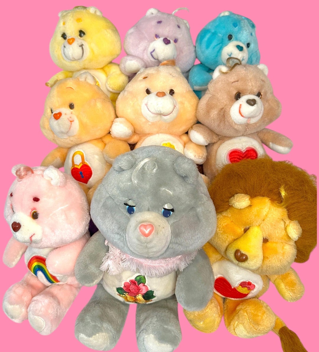 1983 Vintage Kenner Care Bear Plush/ YOU PICK / Care Bear 13' Stuffed ...