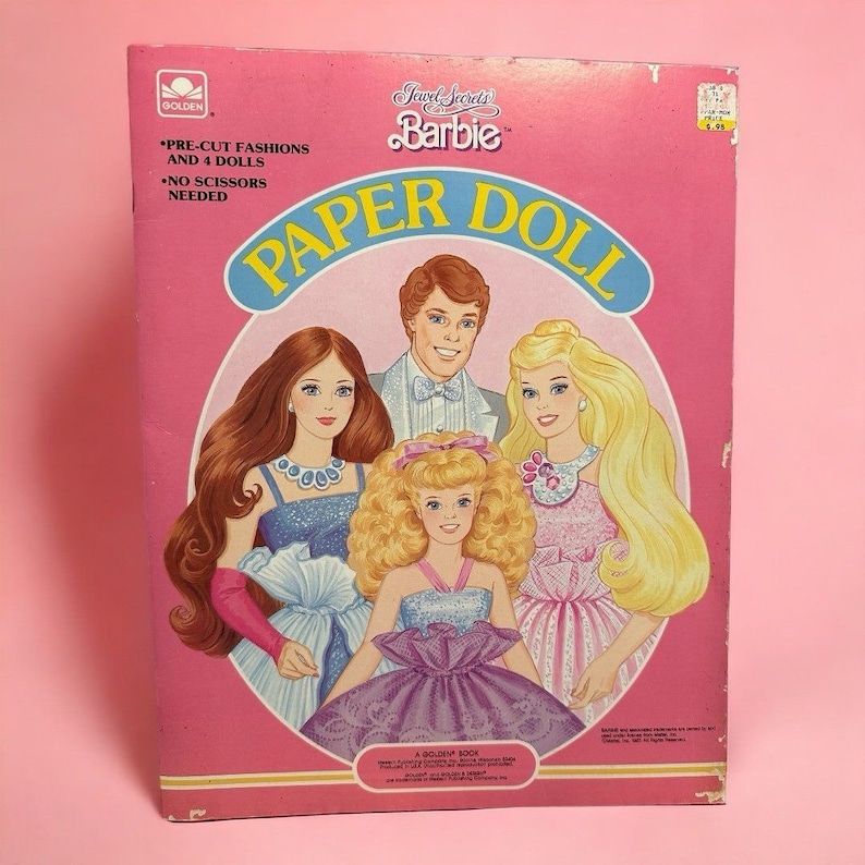 Vintage Paper Dolls - Barbie 1987 - Etsy